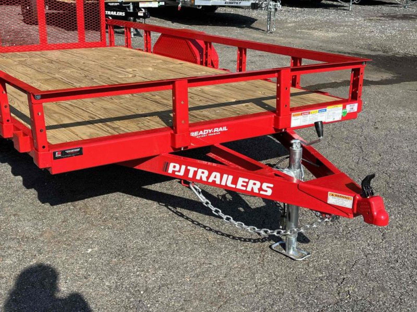 New 2023 PJ TRAILERS 77" x 12' Single Axle Channel Utility (U7) Utility ...