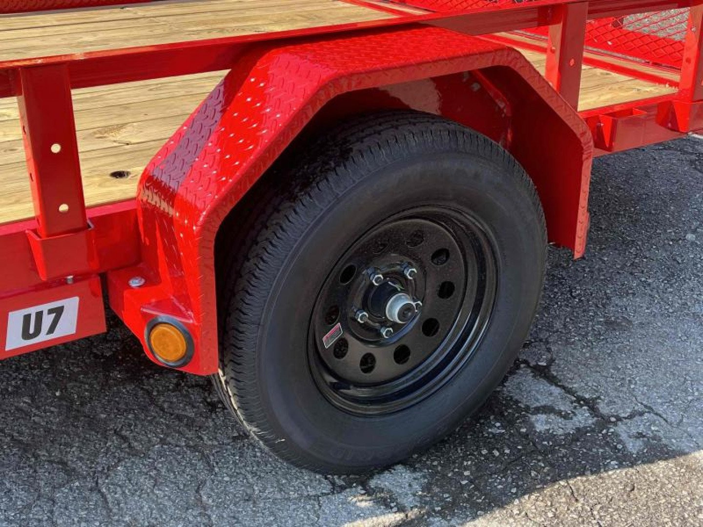 New 2023 PJ TRAILERS 77" x 12' Single Axle Channel Utility (U7) Utility ...