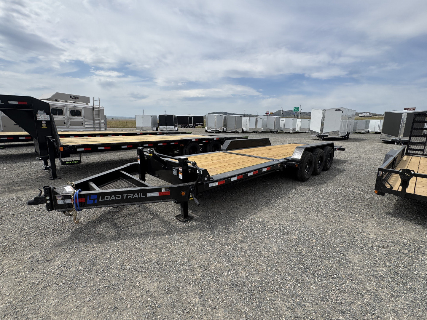 New 2025 Load Trail 24' Tilt N Go Triple Axle Tilt Trailer