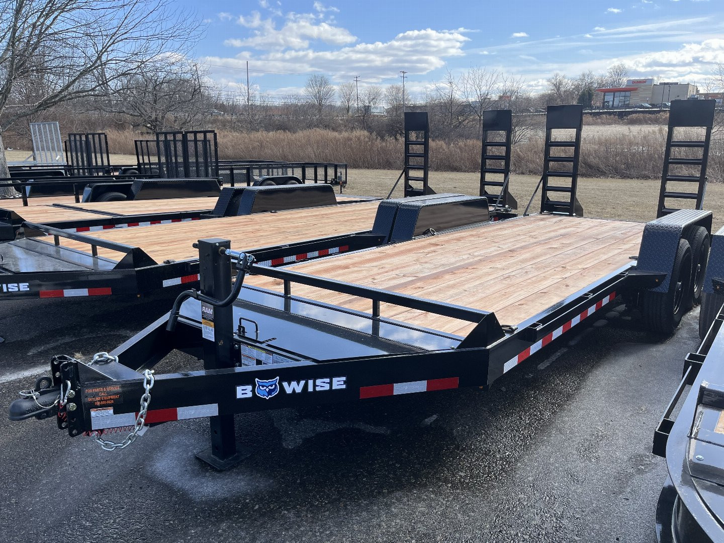 New 2025 BWISE EH18-14HD Equipment Trailer