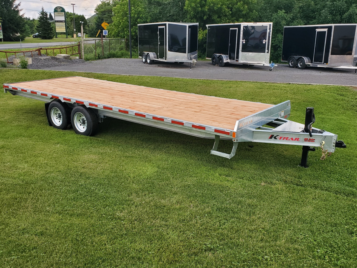 New 2025 K-Trail 24' 8.5 Ton Deckover Flatbed Trailer for sale in Bourget,