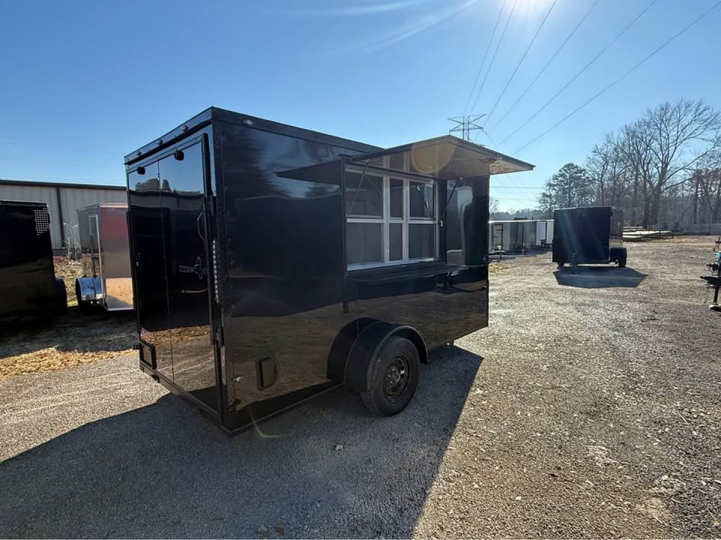 New 2025 Oak Ridge 6x12 Single Axle Concession Cargo / Enclosed Trailers