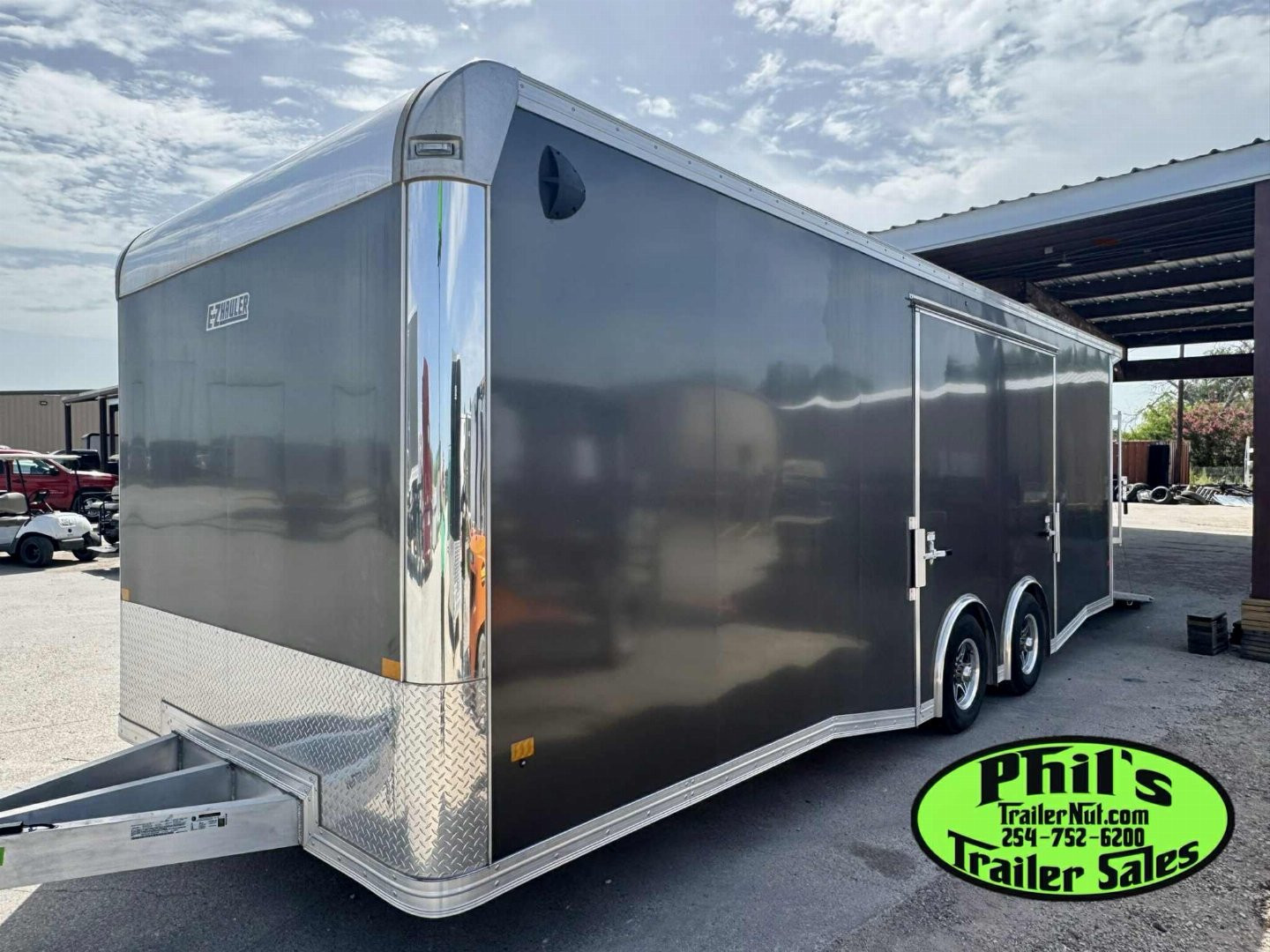 New 2024 E-Z Hauler 8.5X24 Car / Racing Trailer ALUMINUM CAR HAULER ...