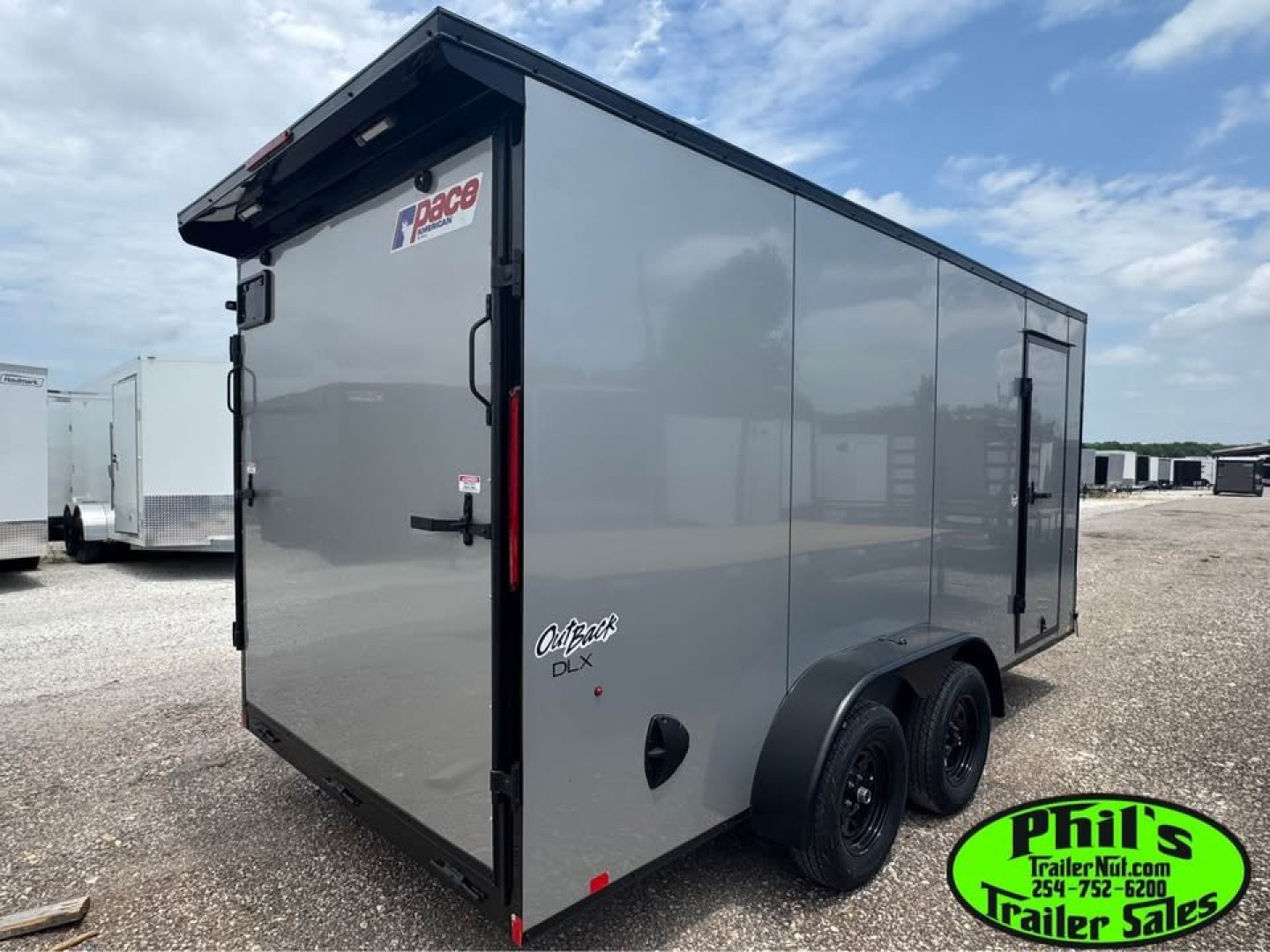 New 2025 Pace American 7X16 Cargo / Enclosed Trailer .080 SCREWLESS EXTERIOR GREAT FOR GRAPHICS ...
