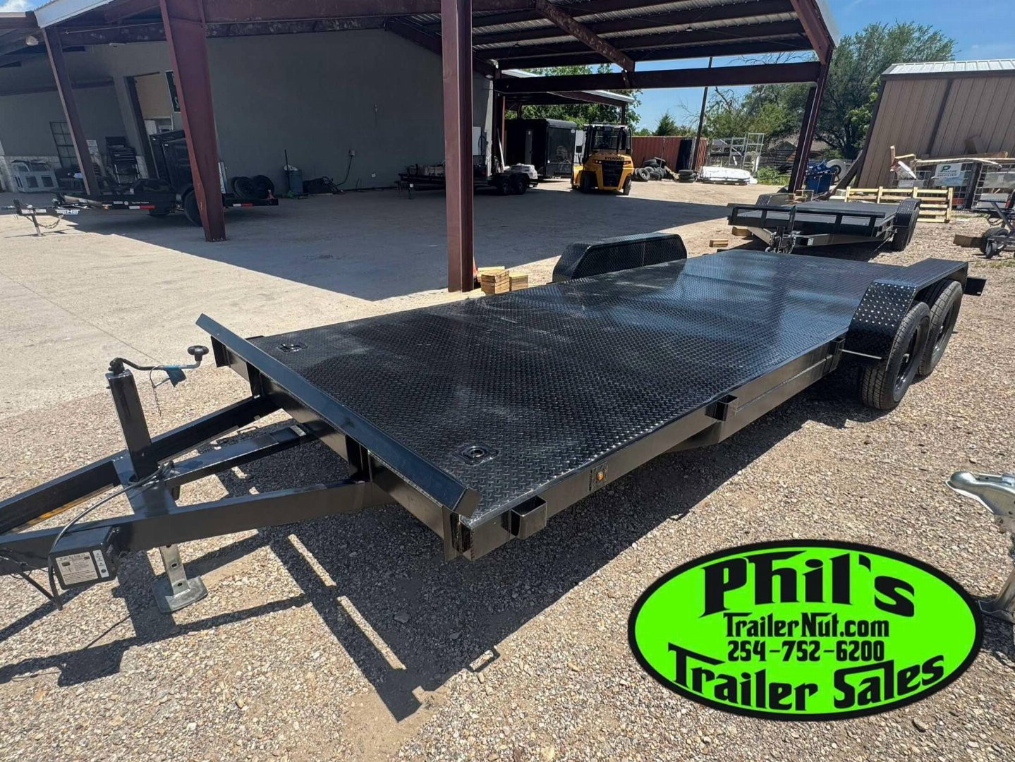 New 20' STEEL DECK OPEN CAR HAULER Utility Trailer UPGRADED 5200 LB AXLES