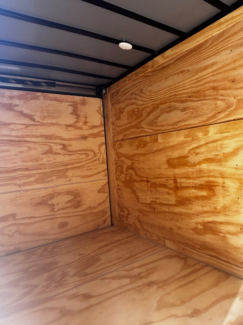 New 2025 6X12 TANDEM AXLE ENCLOSED CARGO -7' INTERIOR-16" CENTERS-.080 ...