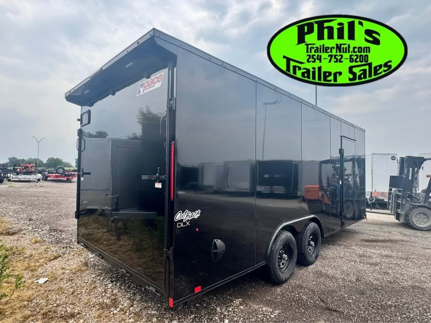 New Pace American 8.5X24 Cargo / Enclosed Trailer REAR WING & UPGRADED ...