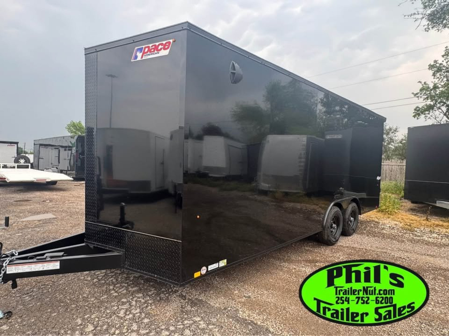 New Pace American 8.5X24 Cargo / Enclosed Trailer REAR WING & UPGRADED ...