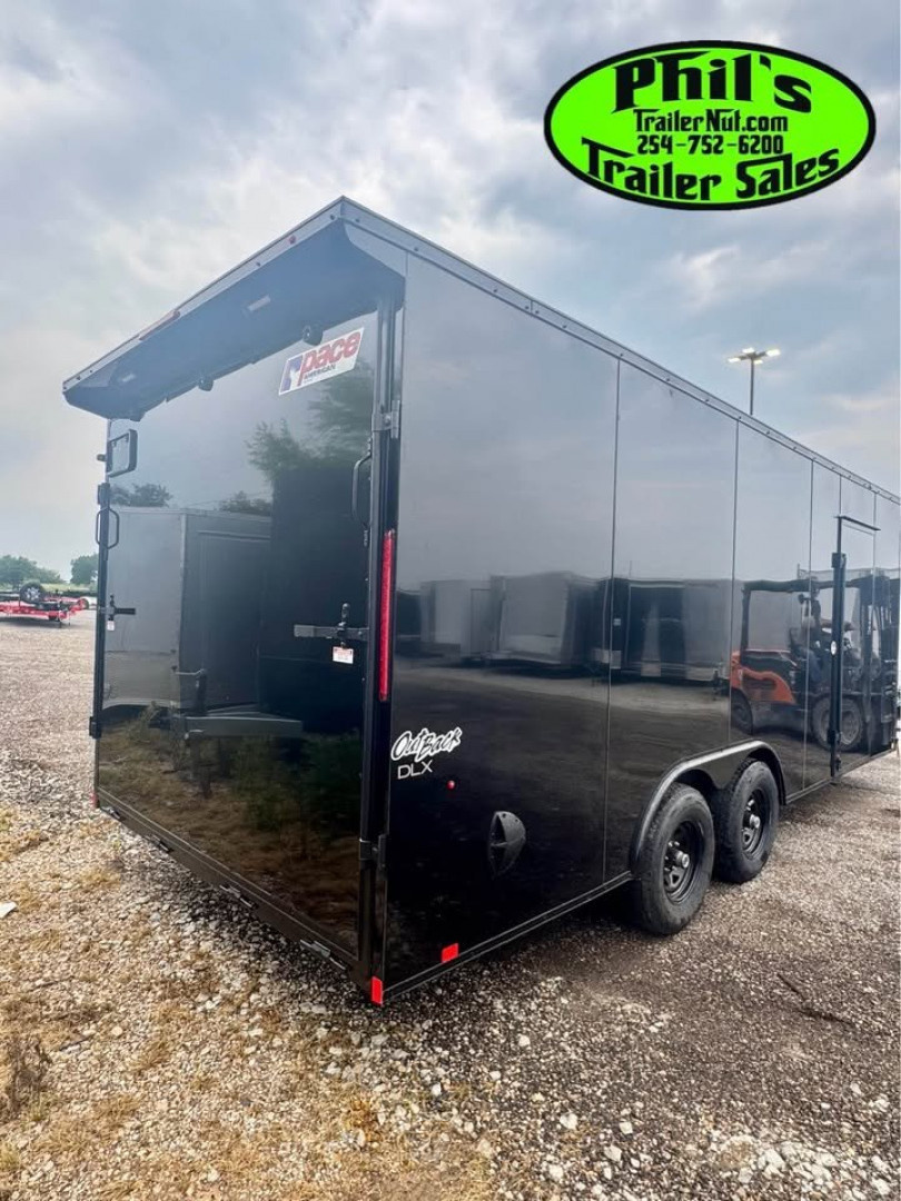 New Pace American 8.5X24 Cargo / Enclosed Trailer REAR WING & UPGRADED ...