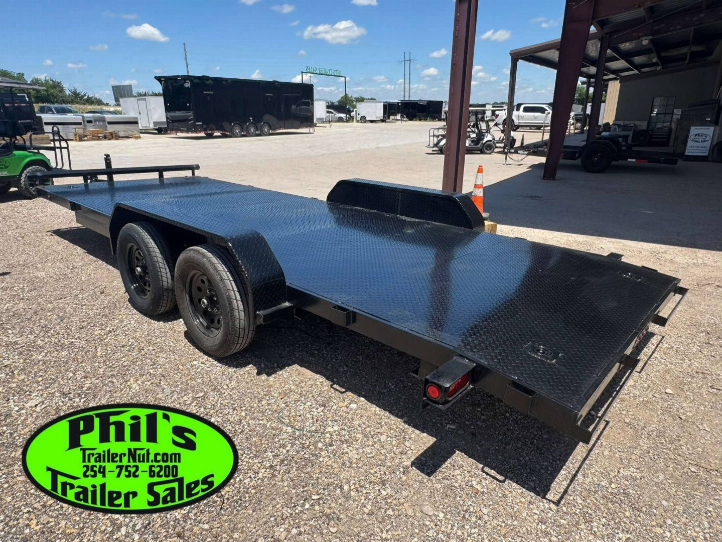 New 20' STEEL DECK OPEN CAR HAULER Utility Trailer for sale in Robinson, TX