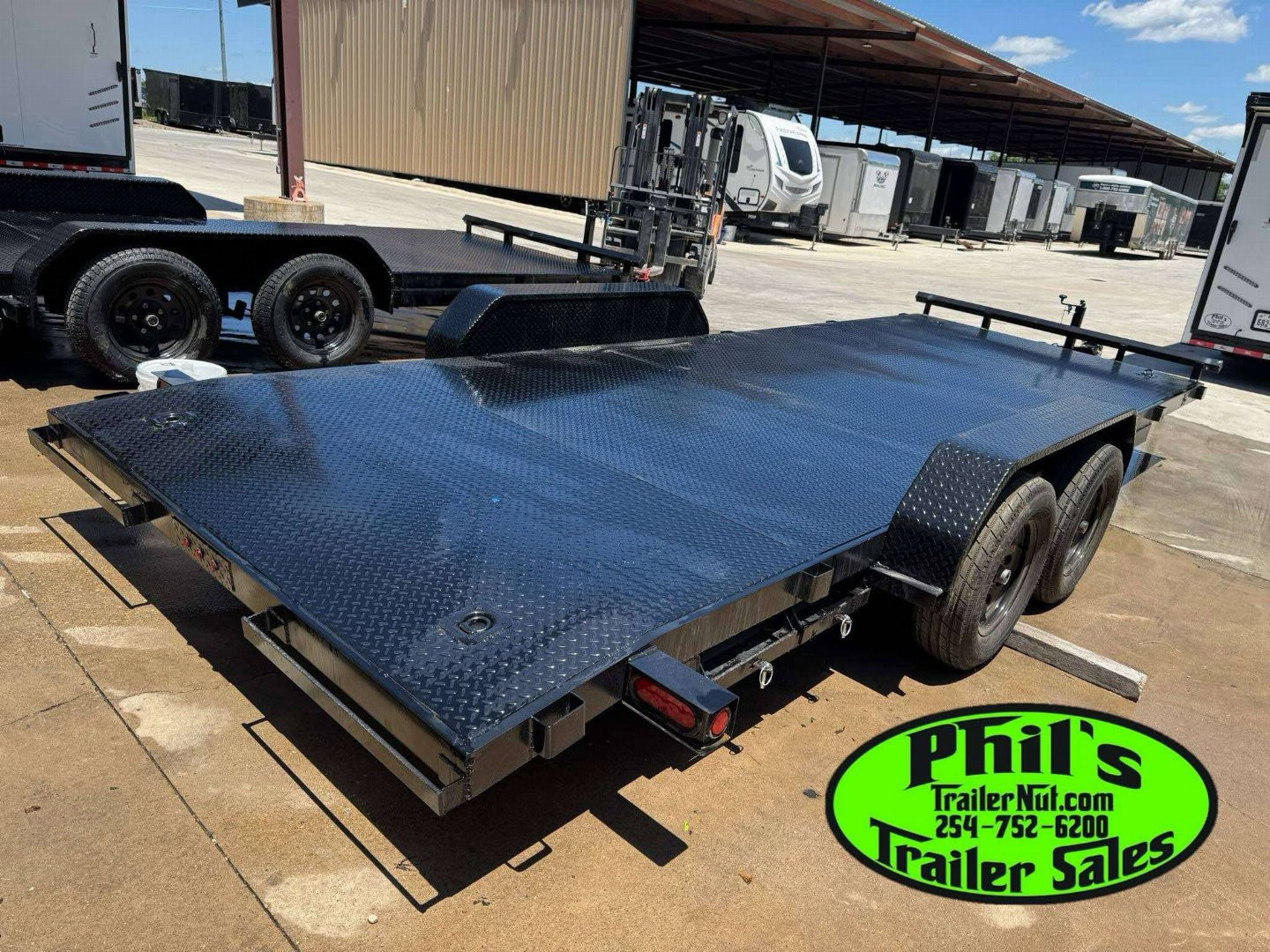 New 18' STEEL DECK OPEN CAR HAULER Utility Trailer