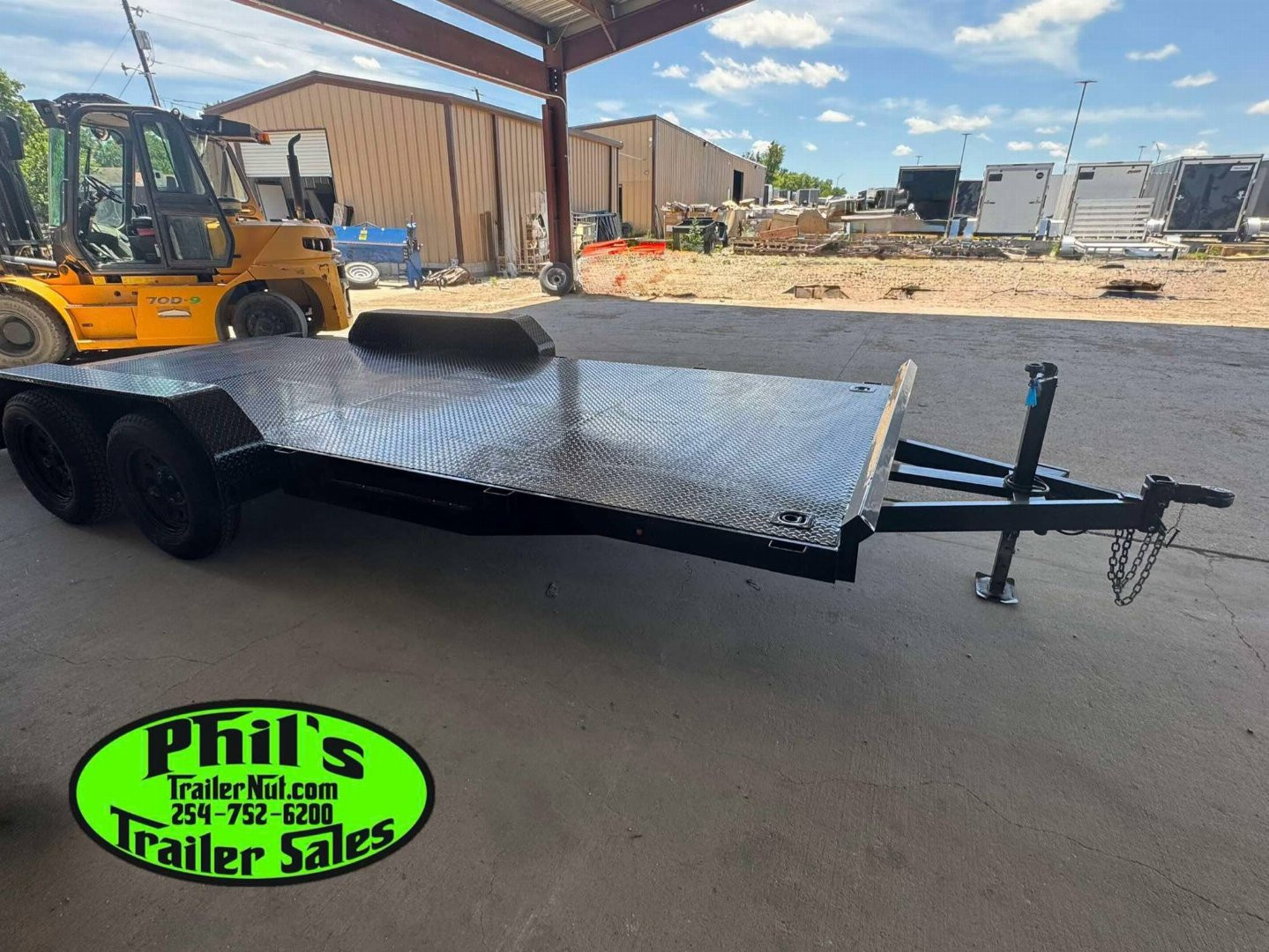 New 18' STEEL DECK OPEN CAR HAULER Utility Trailer