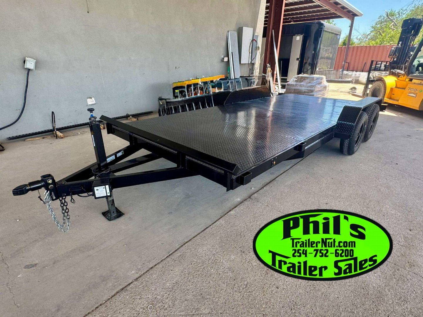 New 18' STEEL DECK OPEN CAR HAULER Utility Trailer