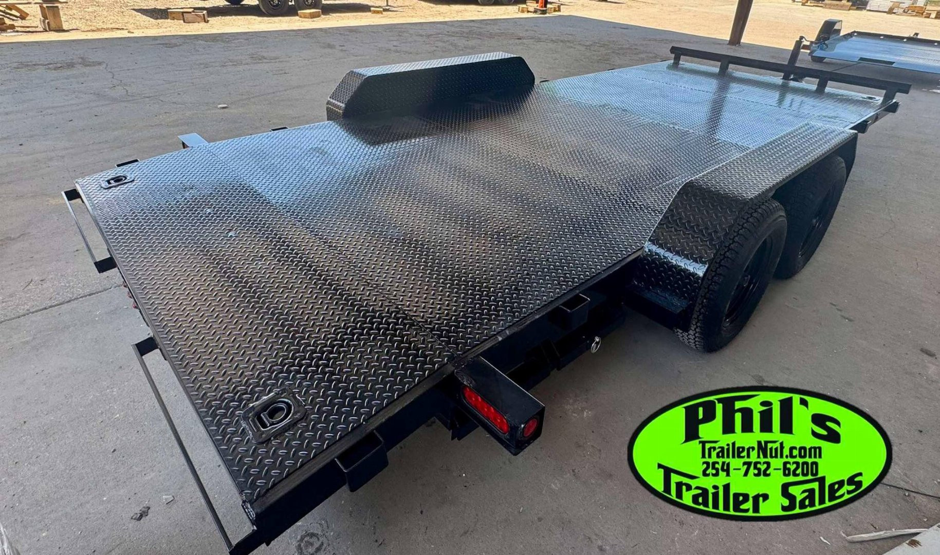 New 18' STEEL DECK OPEN CAR HAULER Utility Trailer