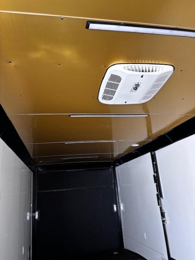 New 2025 8.5X28 RACE TRAILER-ESC DOOR-90" INTERIOR HEIGHT-CABINETS-A/C ...