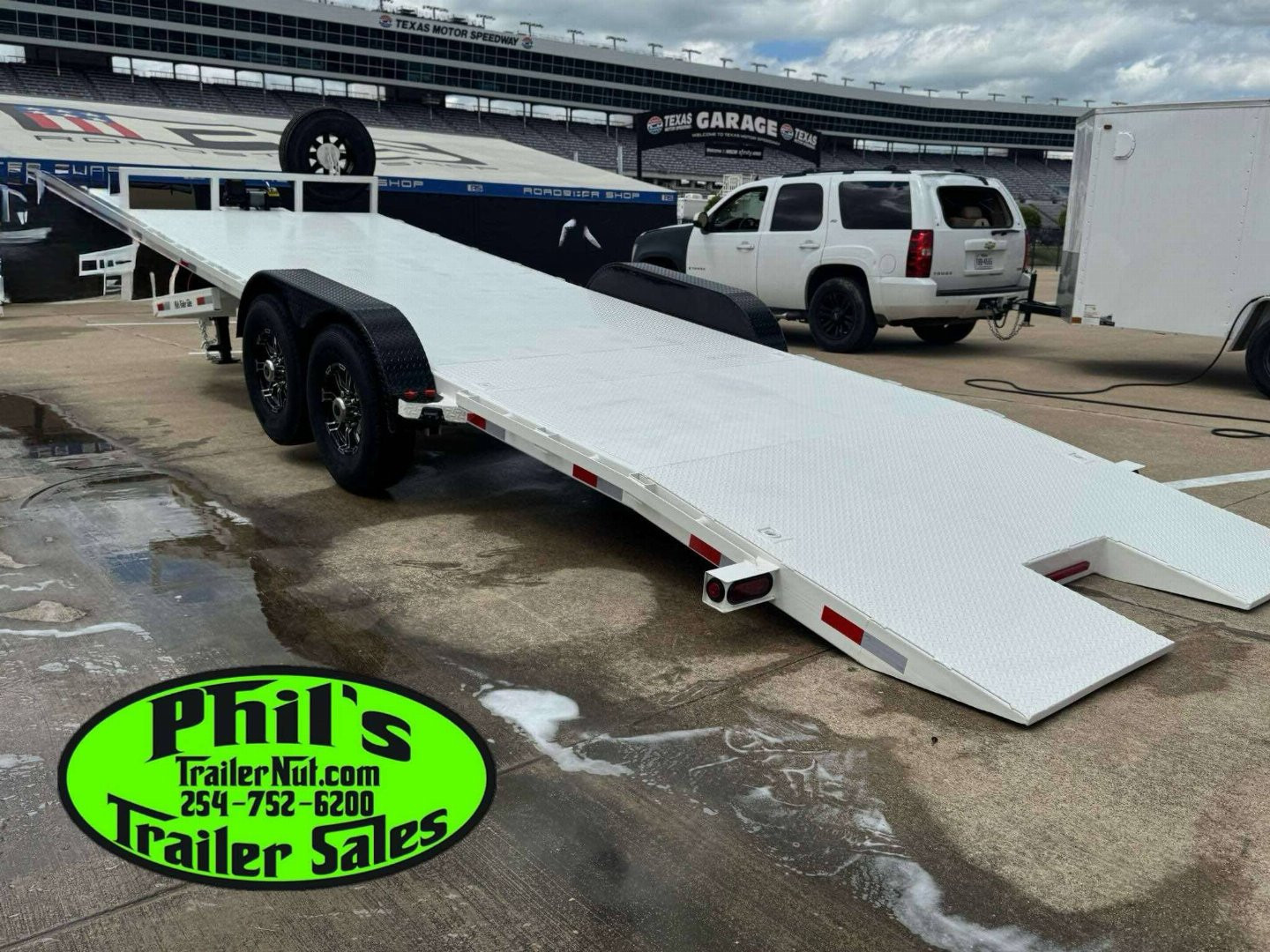 New 2025 83X24 TILT TRAILER OPEN CAR HAULER TRAILER W/ WIRELESS WINCH ...