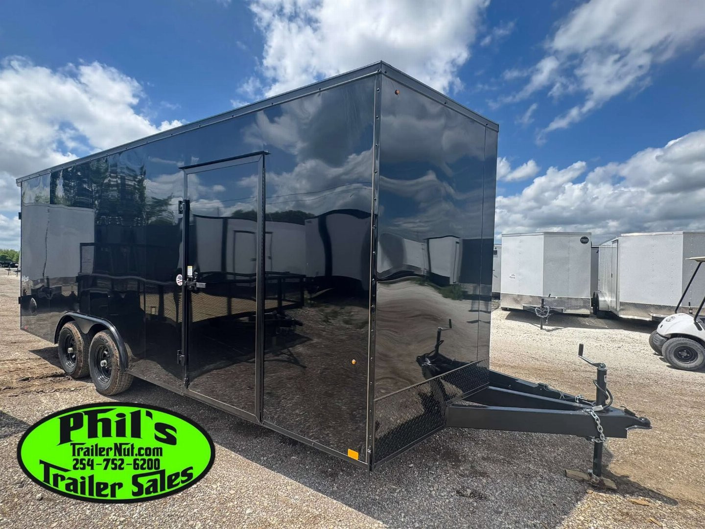 New Pace American 8.5X20 Cargo / Enclosed Trailer REAR WING & SCREWLESS ...