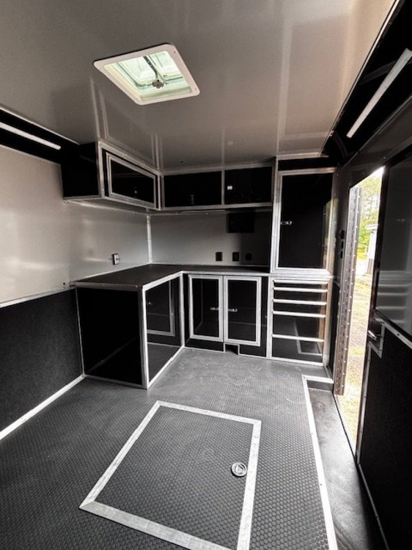 New Haulmark NEW 85X34 EDGE ENCLOSED RACE CAR TRAILER ELECTRIC AWNING ...