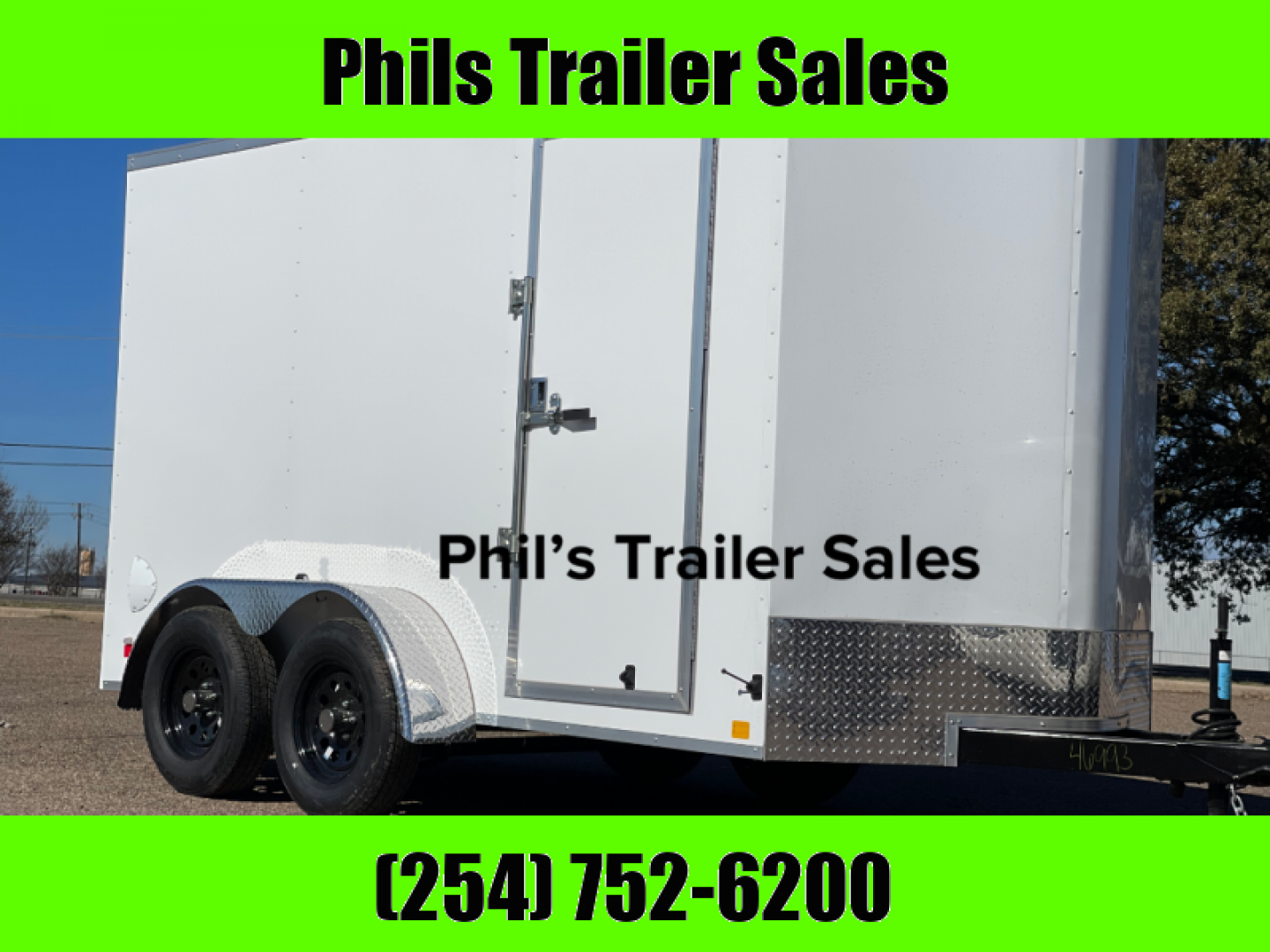 New 2025 CONTINENTAL CARGO NEW 6X12 TANDEM 6'6'' INTERIOR V-NOSE ENCLOSED TRAILER CARGO TRAILERS ...