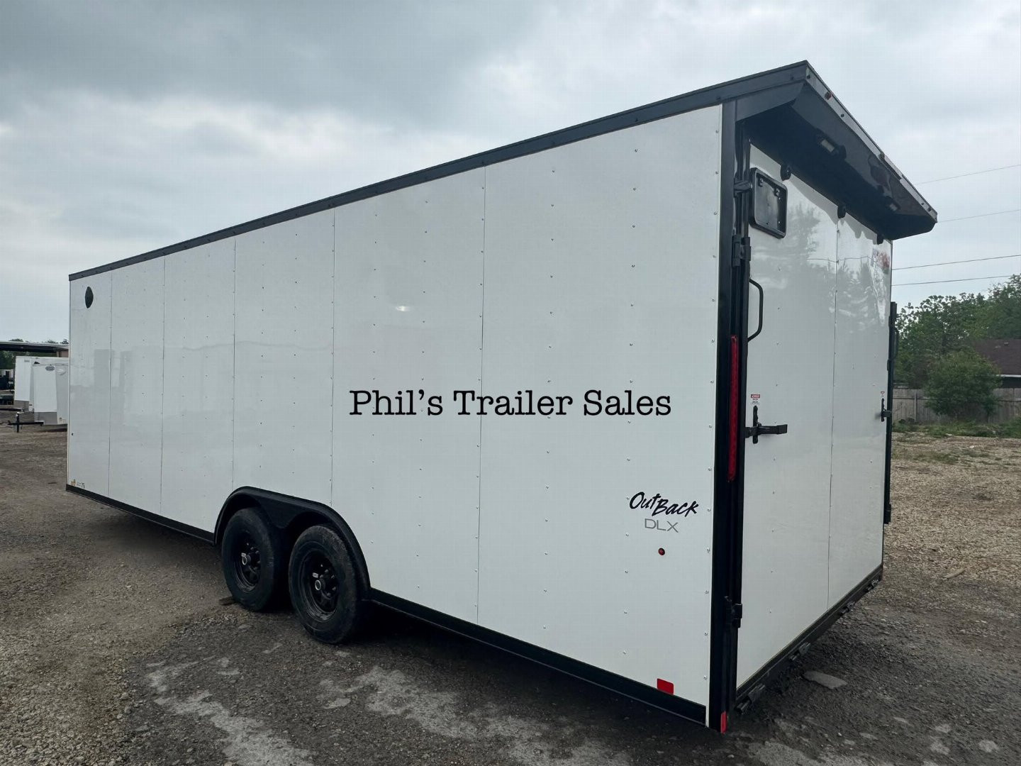 New 2025 Pace American 8.5X24 REAR WING WITH LOADING LIGHT Cargo ...