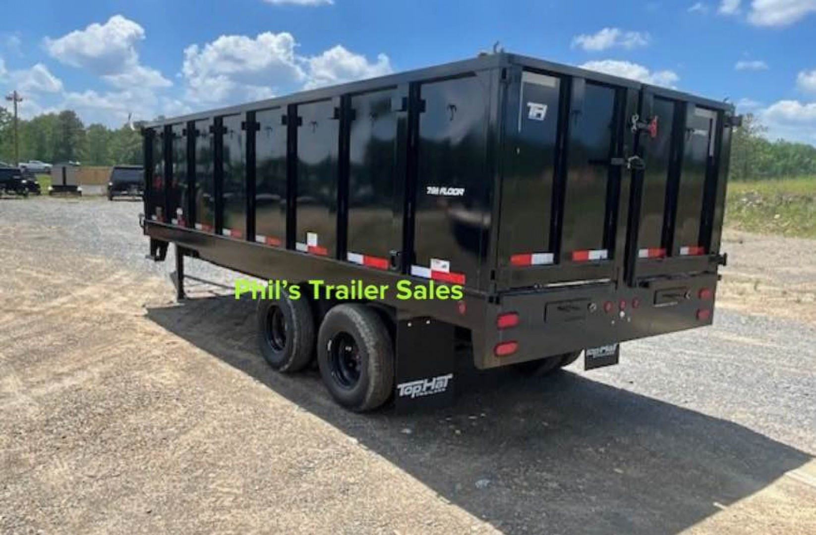 New 2026 Top Hat Trailers 20’ Tandem Dual Dump Trailer 10k axles Dump ...