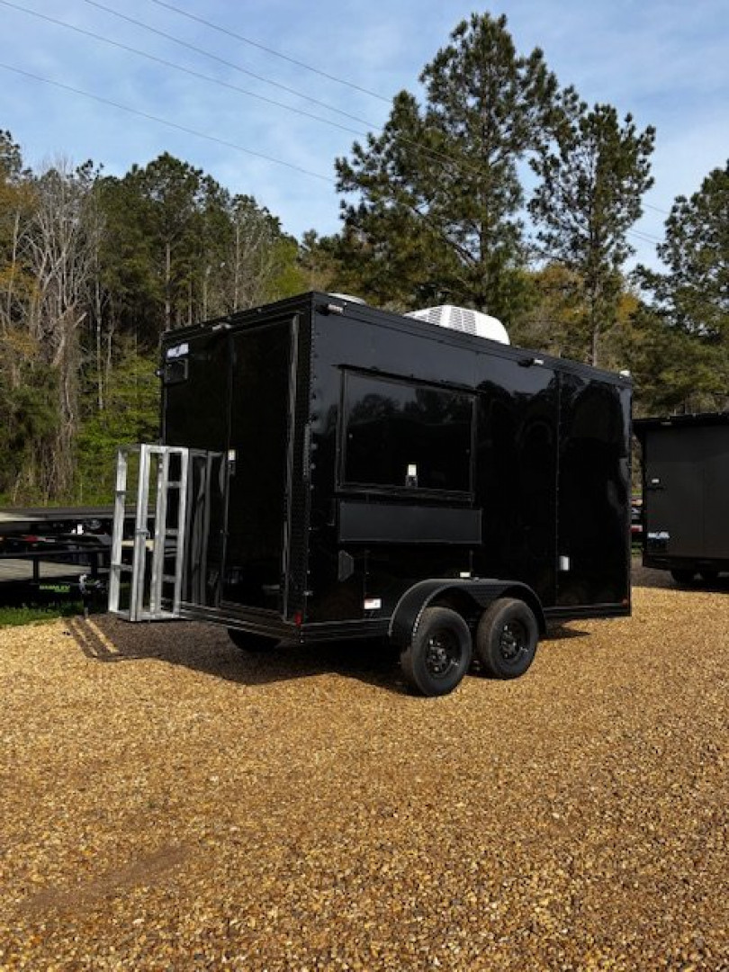 New 2025 7X14 CONCESSION TRAILER -VENT HOOD -PROPANE CAGE -EXTENDED ...