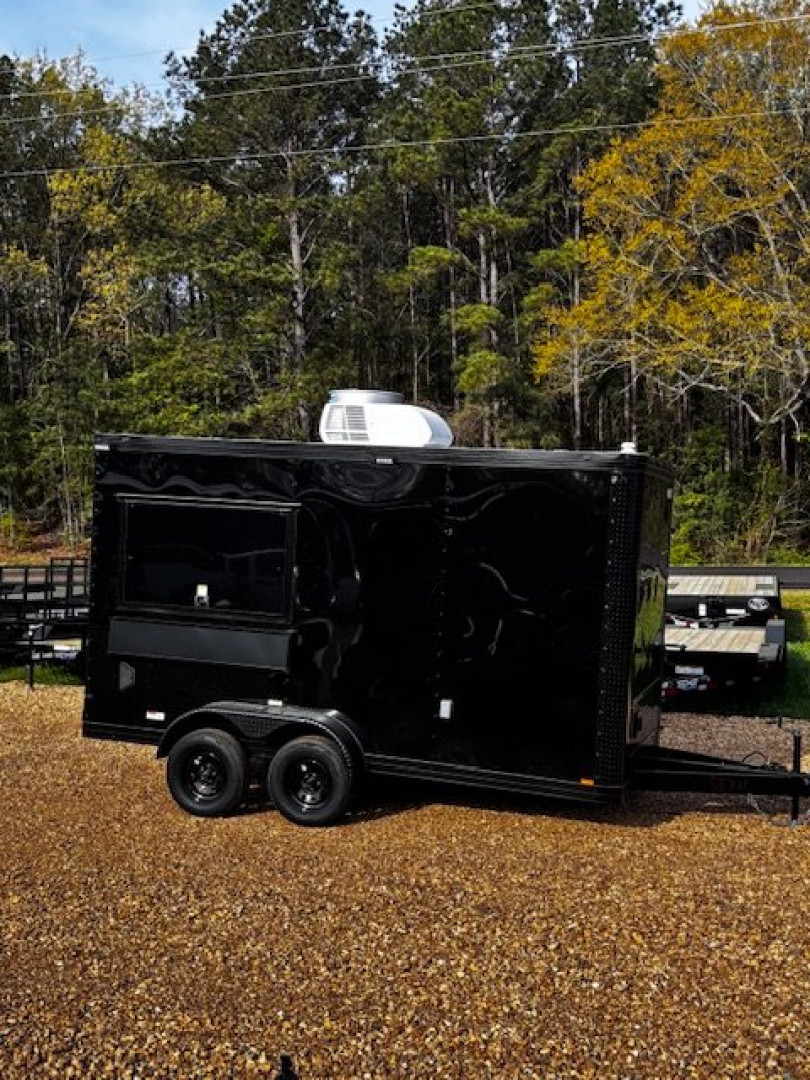 New 2025 7X14 CONCESSION TRAILER -VENT HOOD -PROPANE CAGE -EXTENDED ...