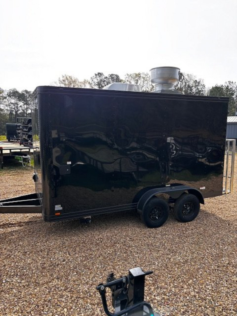 New 2025 7X14 CONCESSION TRAILER -VENT HOOD -PROPANE CAGE -EXTENDED ...