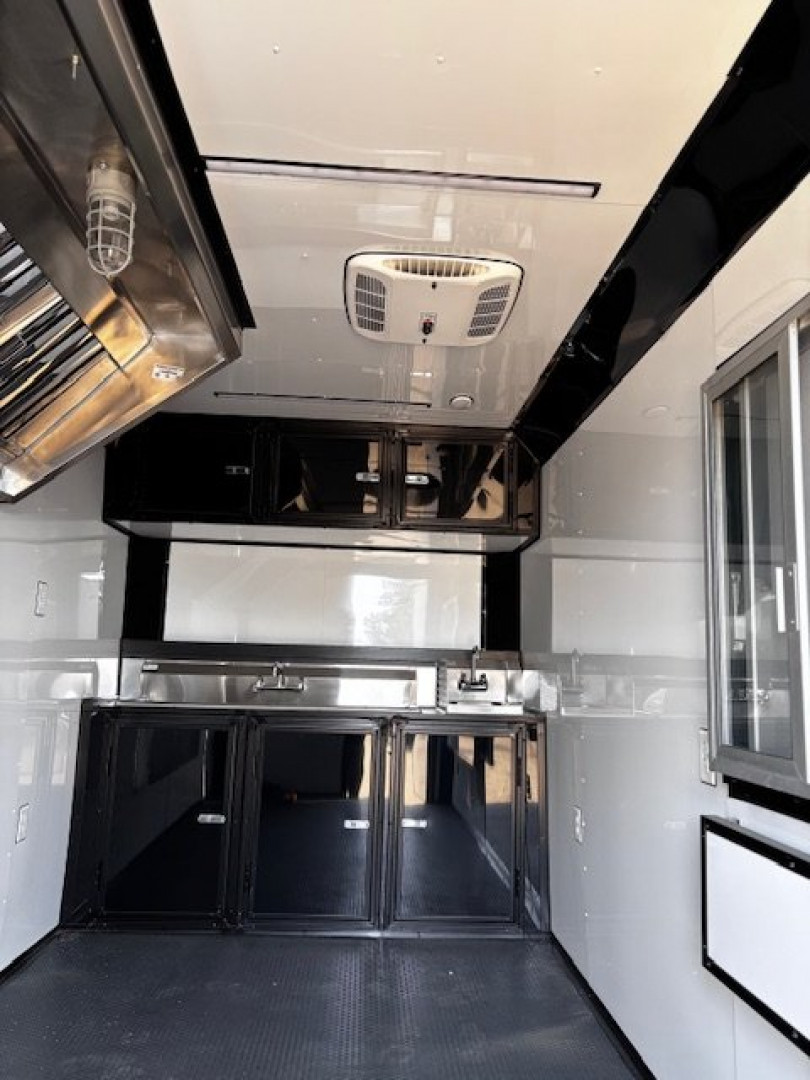 New 2025 7X14 CONCESSION TRAILER -VENT HOOD -PROPANE CAGE -EXTENDED ...