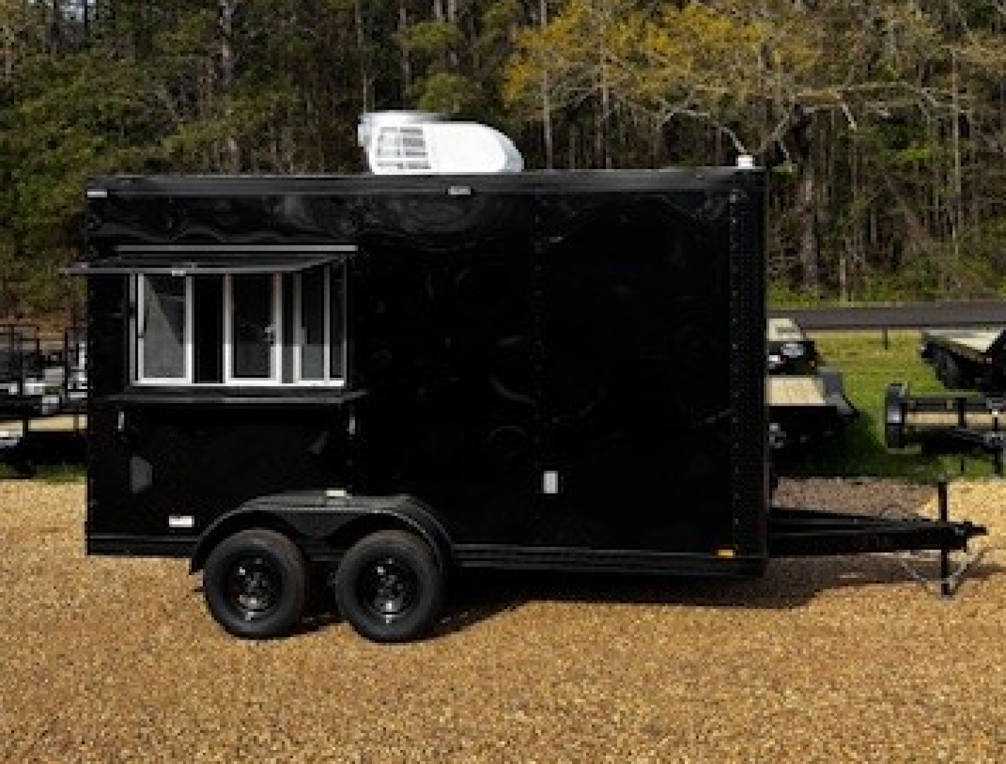 New 2025 7X14 CONCESSION TRAILER -VENT HOOD -PROPANE CAGE -EXTENDED ...