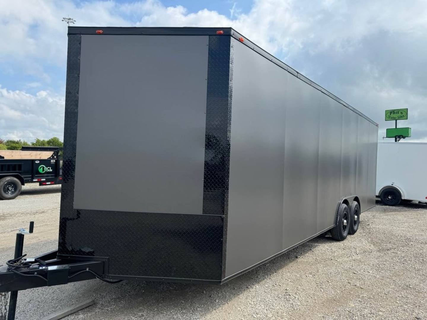 New 8.5X20 BLACKOUT PACKAGE ALUMINUM WHEELS Cargo / Enclosed Trailer ...
