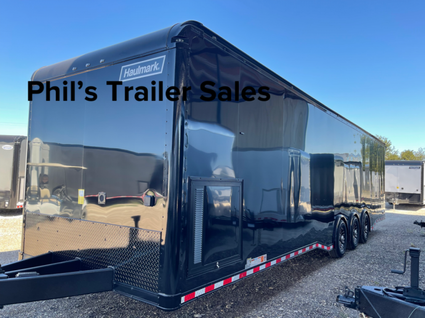 New Haulmark NEW 85X34 EDGE ENCLOSED RACE TRAILER ELECTRIC AWNING CAR ...