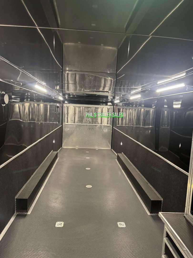 New Haulmark NEW 85X34 EDGE ENCLOSED RACE TRAILER ELECTRIC AWNING CAR ...