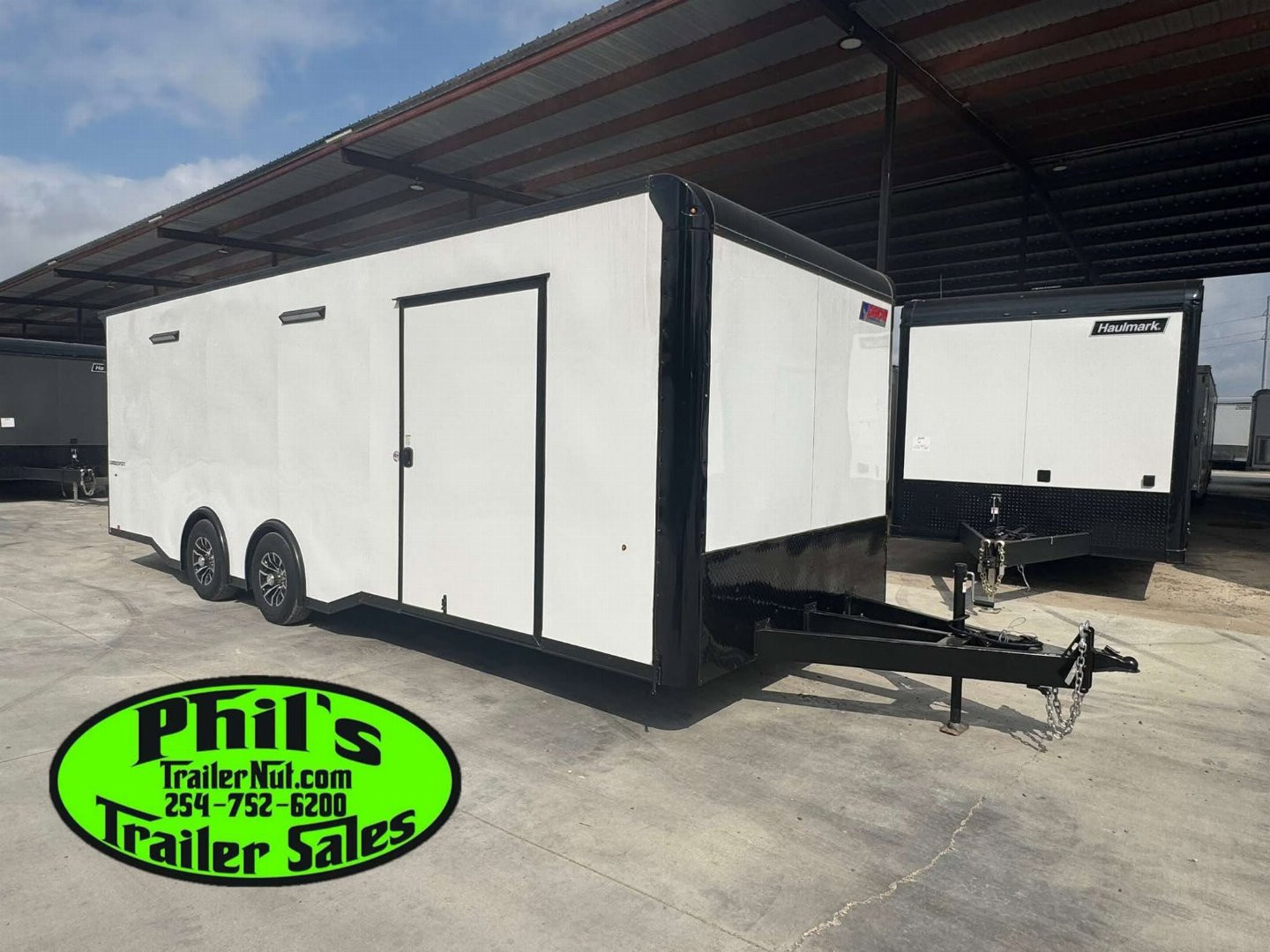 New Pace American 8.5 X24 CARGO SPORT Car / Racing Trailer ESCAPE DOOR ...