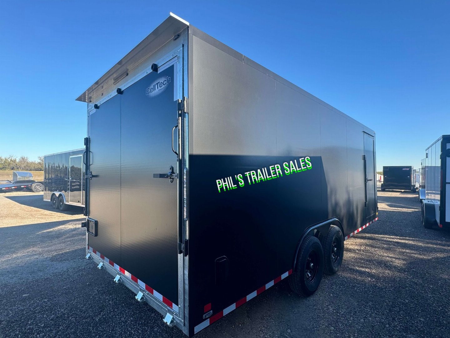 New 2025 Cell-Tech Trailers NEW 85X20 V-NOSE HEAVY DUTY ENCLOSED ...
