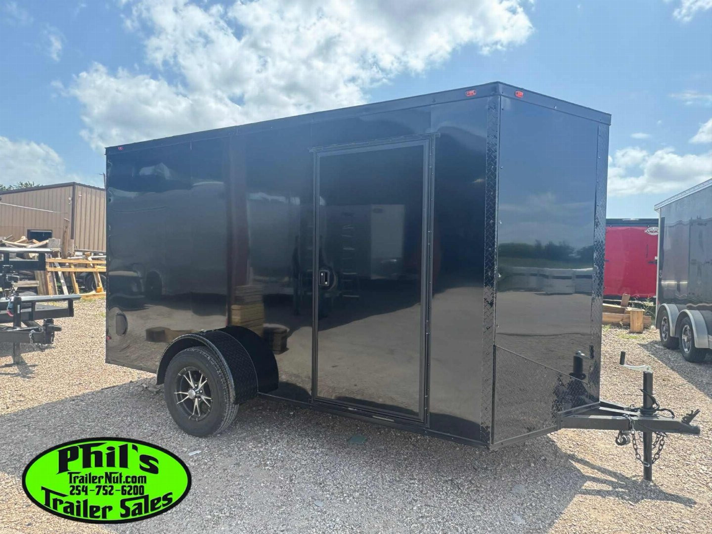 New 6X12 Cargo / Enclosed Trailer UPGRADED .080 SCREWLESS EXTERIOR ...