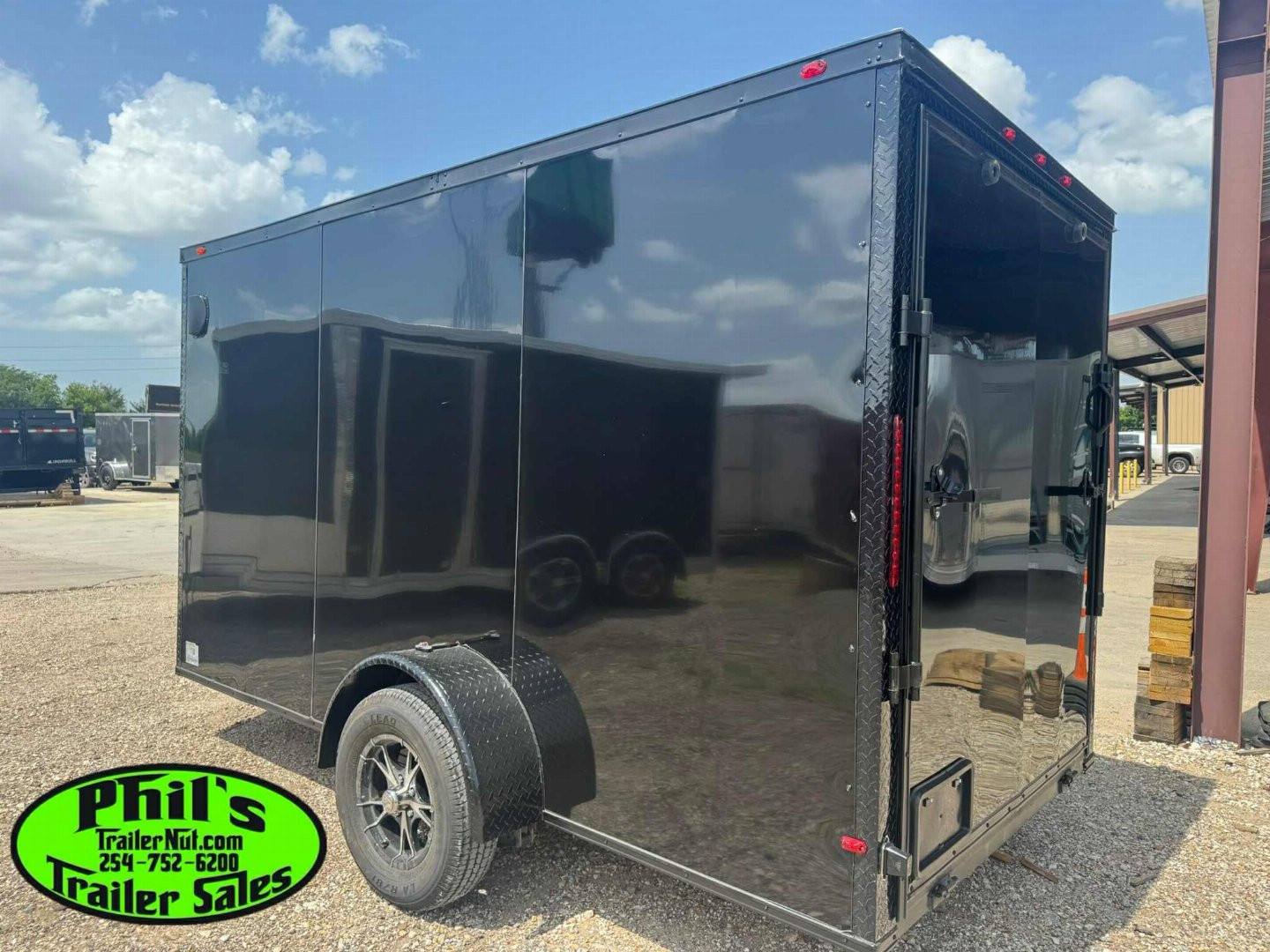 New 6X12 Cargo / Enclosed Trailer UPGRADED .080 SCREWLESS EXTERIOR ...
