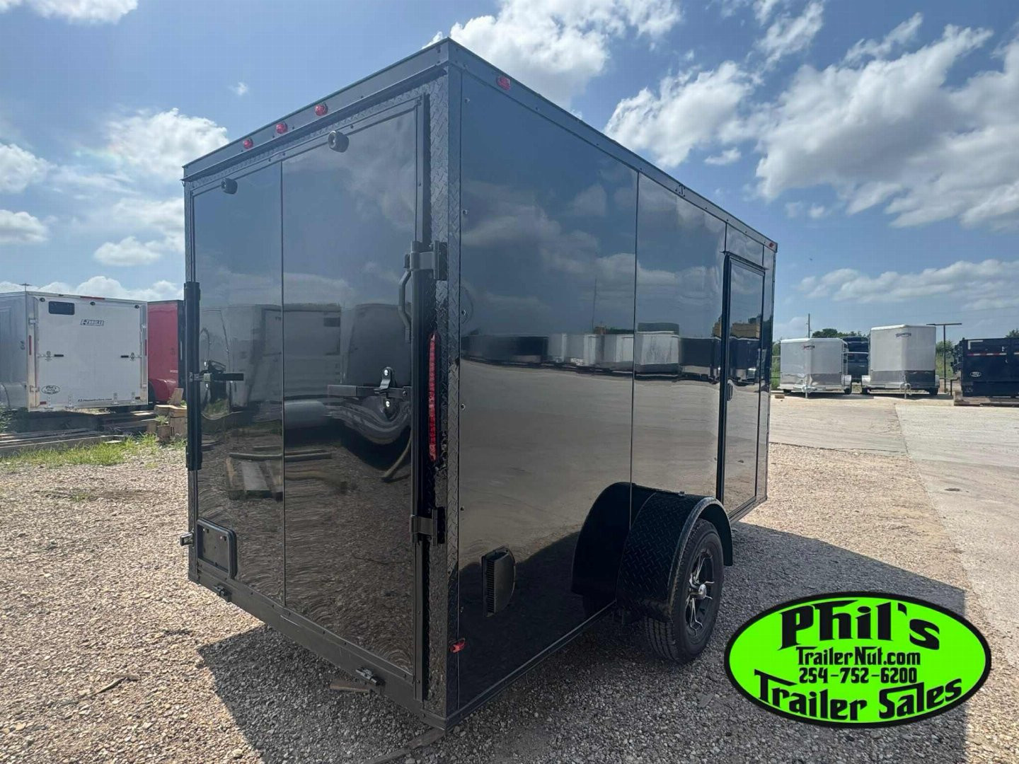 New 6X12 Cargo / Enclosed Trailer UPGRADED .080 SCREWLESS EXTERIOR ...