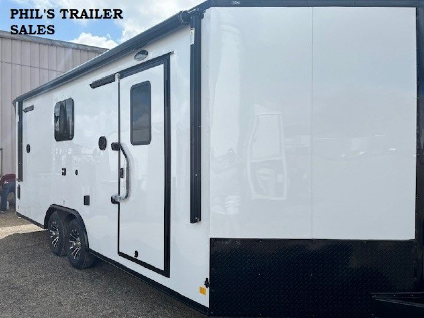 New Continental Cargo 8.5X20 Motorcycle Trailer FULL BATHROOM PACKAGE ...