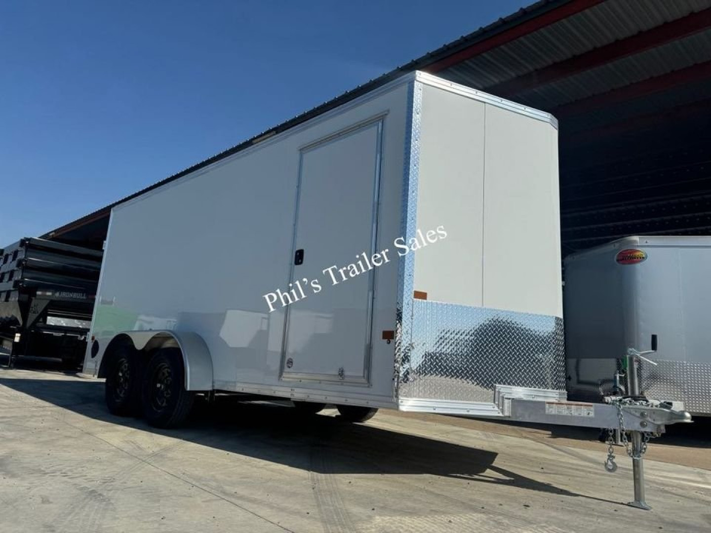 New 2025 E-Z Hauler 7X16 ALL ALUMINUM TRAILER DOUBLE DOORS Cargo ...