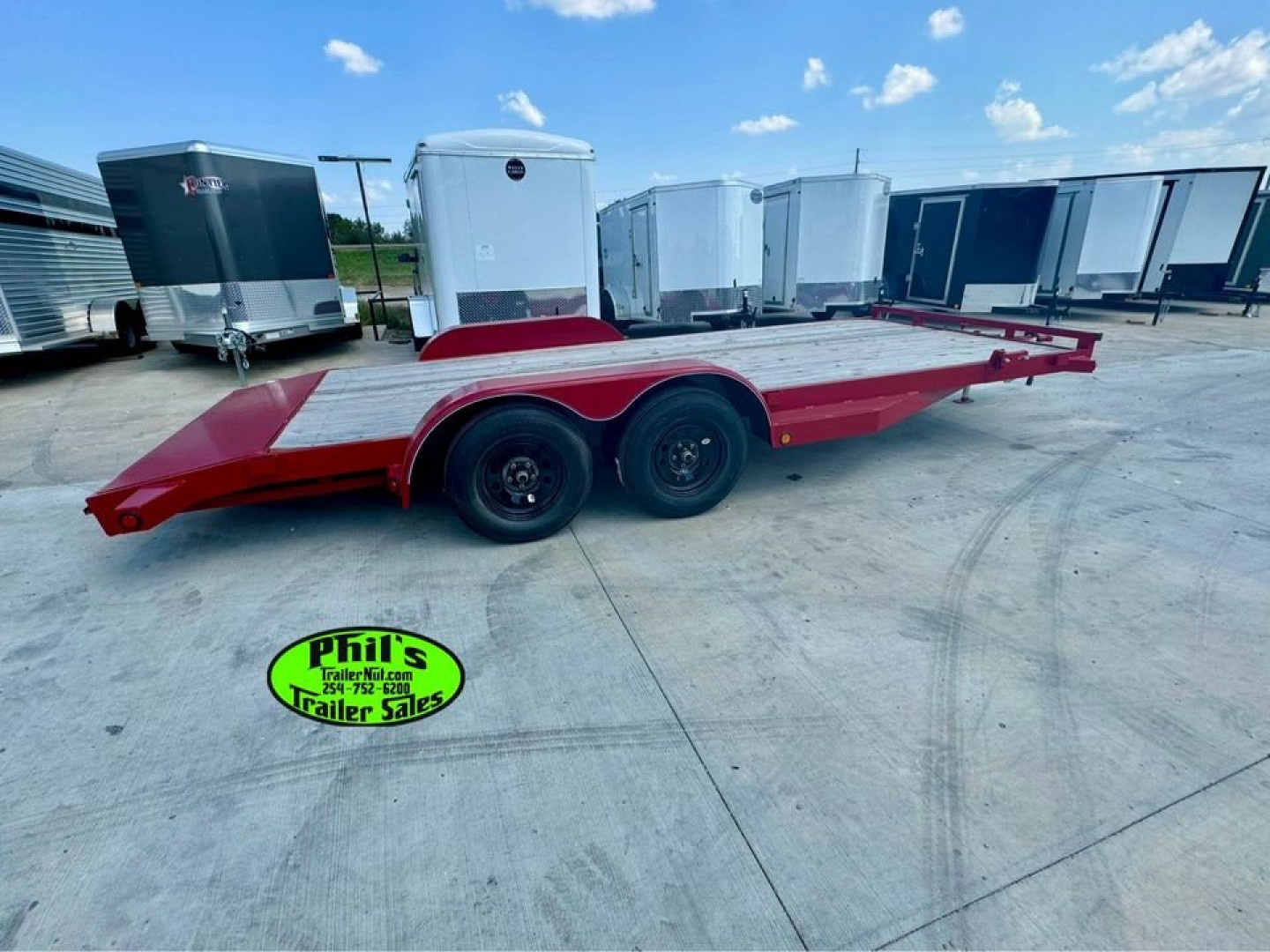 New Top Hat Trailers 83X18 OPEN CAR HAULER Utility Trailer
