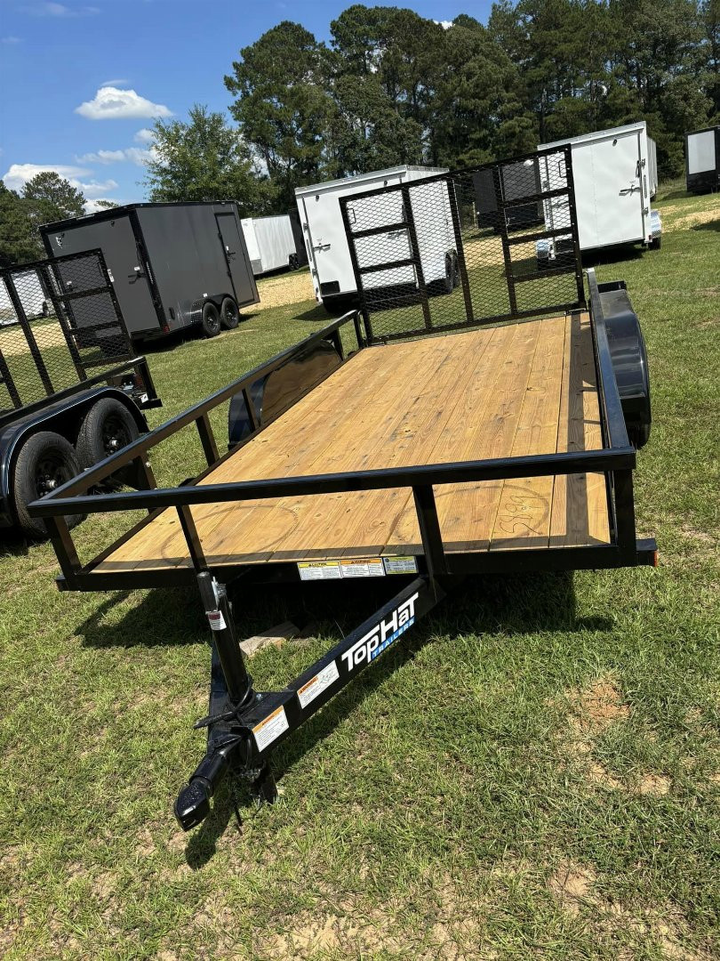 New 2024 Top Hat Trailers 77X14 GATE Utility Trailer