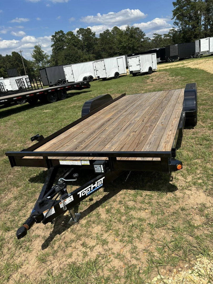New 2024 Top Hat Trailers 83X18 Utility Trailer OPEN CAR HAULER