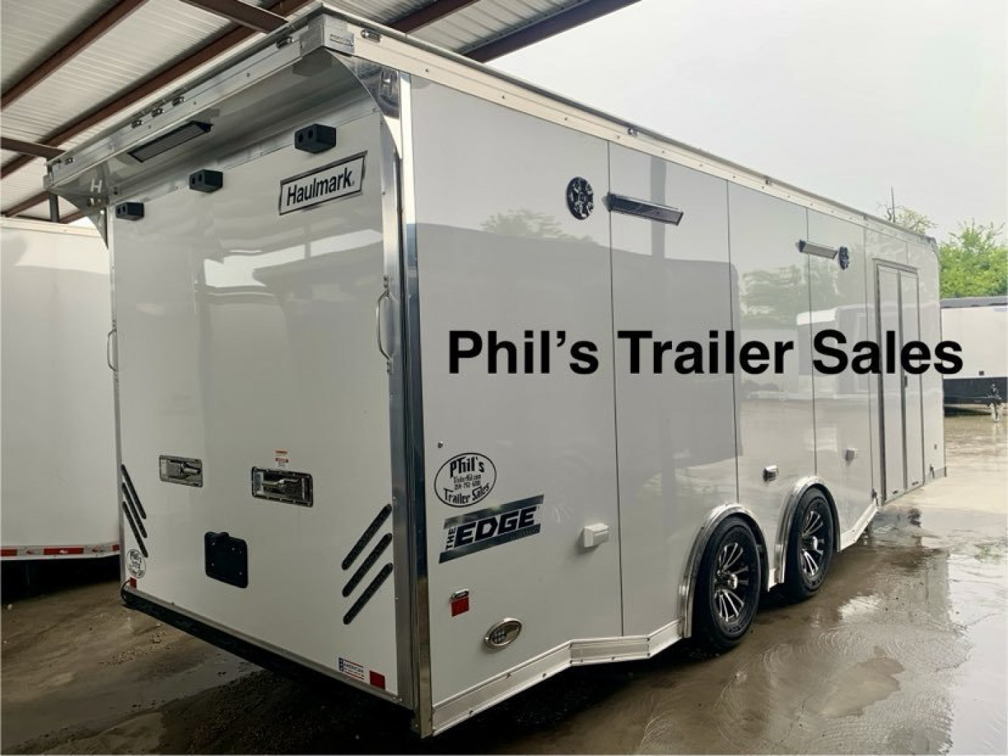 New HAULMARK NEW 85X24 EDGE PRO CAR RACE RACING TRAILER CAR HAULER ...