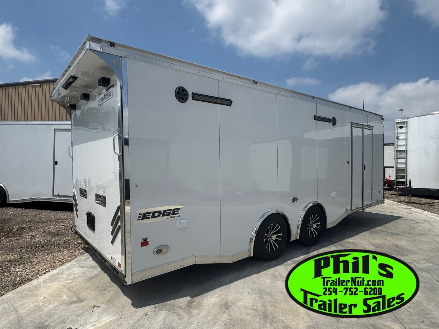 New HAULMARK NEW 85X24 EDGE PRO CAR RACE RACING TRAILER CAR HAULER ...