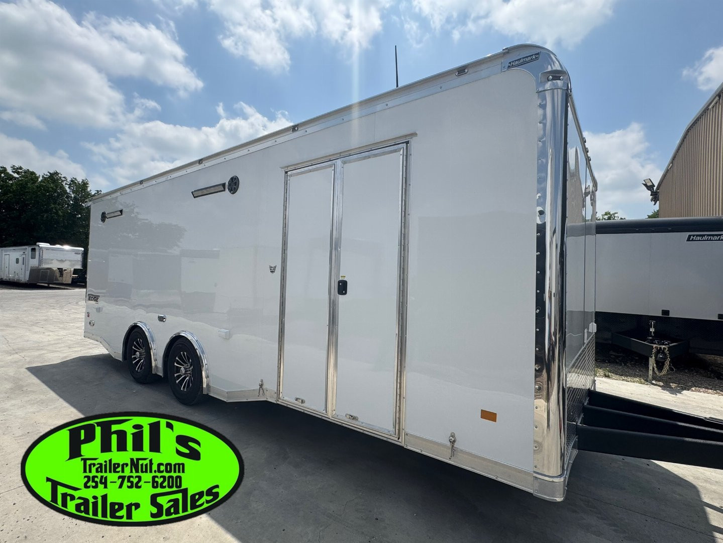 New HAULMARK NEW 85X24 EDGE PRO CAR RACE RACING TRAILER CAR HAULER ...