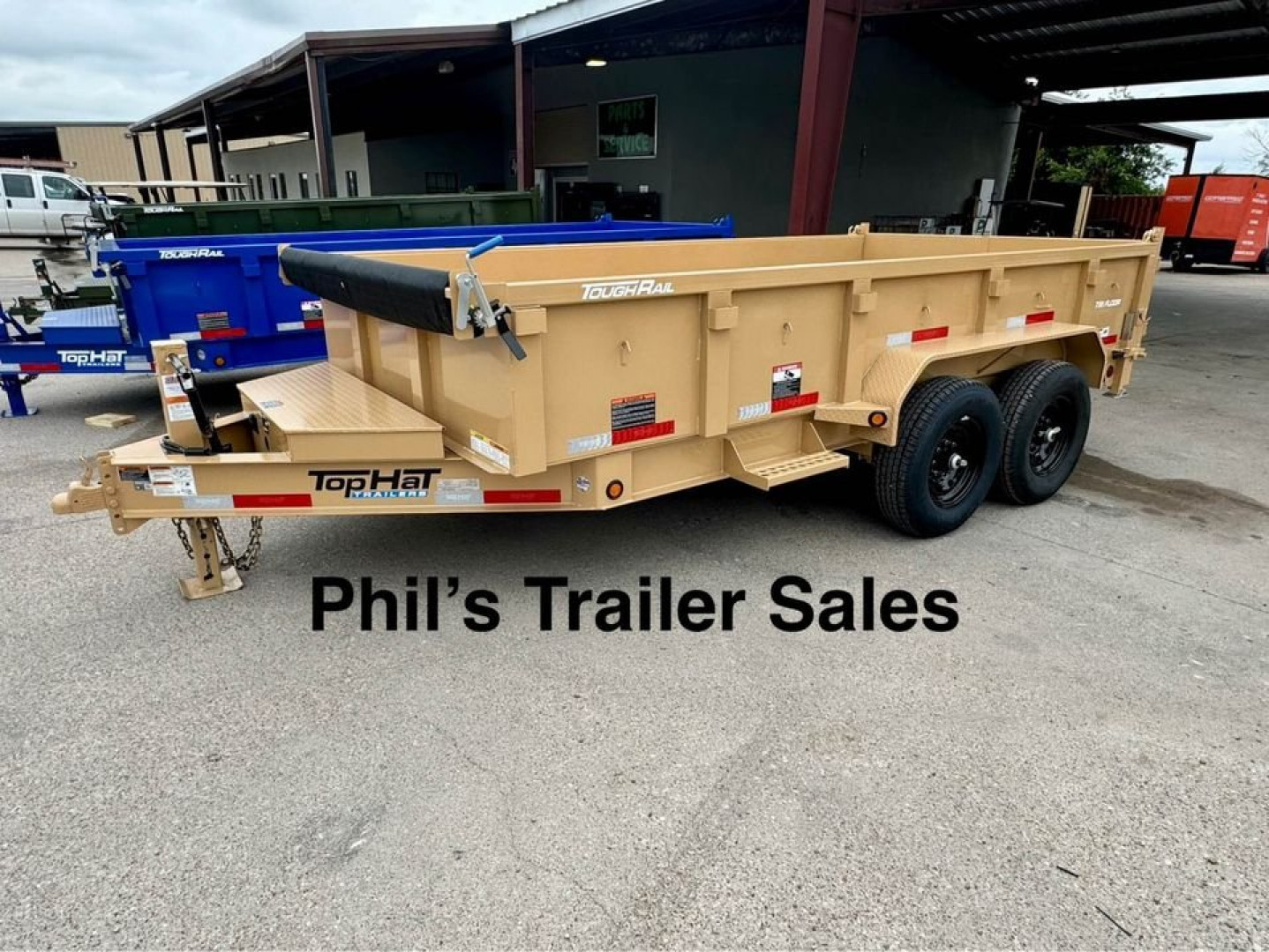 New RED TAG SALE!! 2024 Top Hat Trailers 83X14 Dump Trailer 24'' SIDES ...