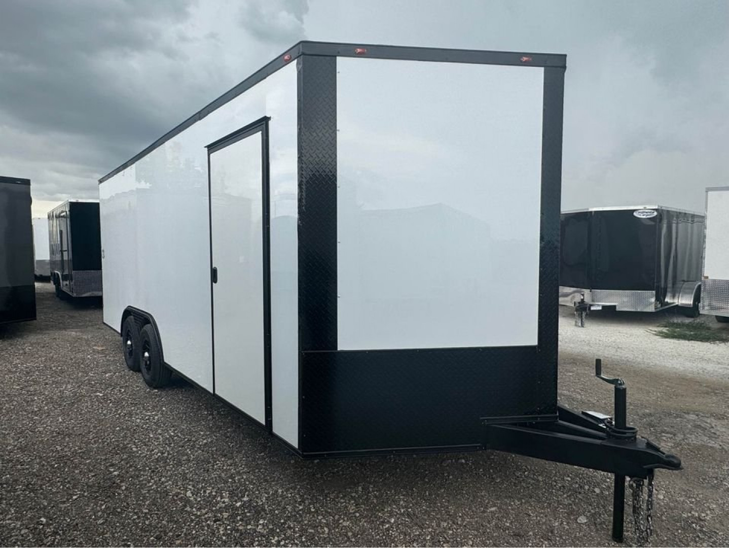 New 2024 8.5X20 BLACKOUT PACKAGE ALUMINUM WHEELS Cargo / Enclosed ...