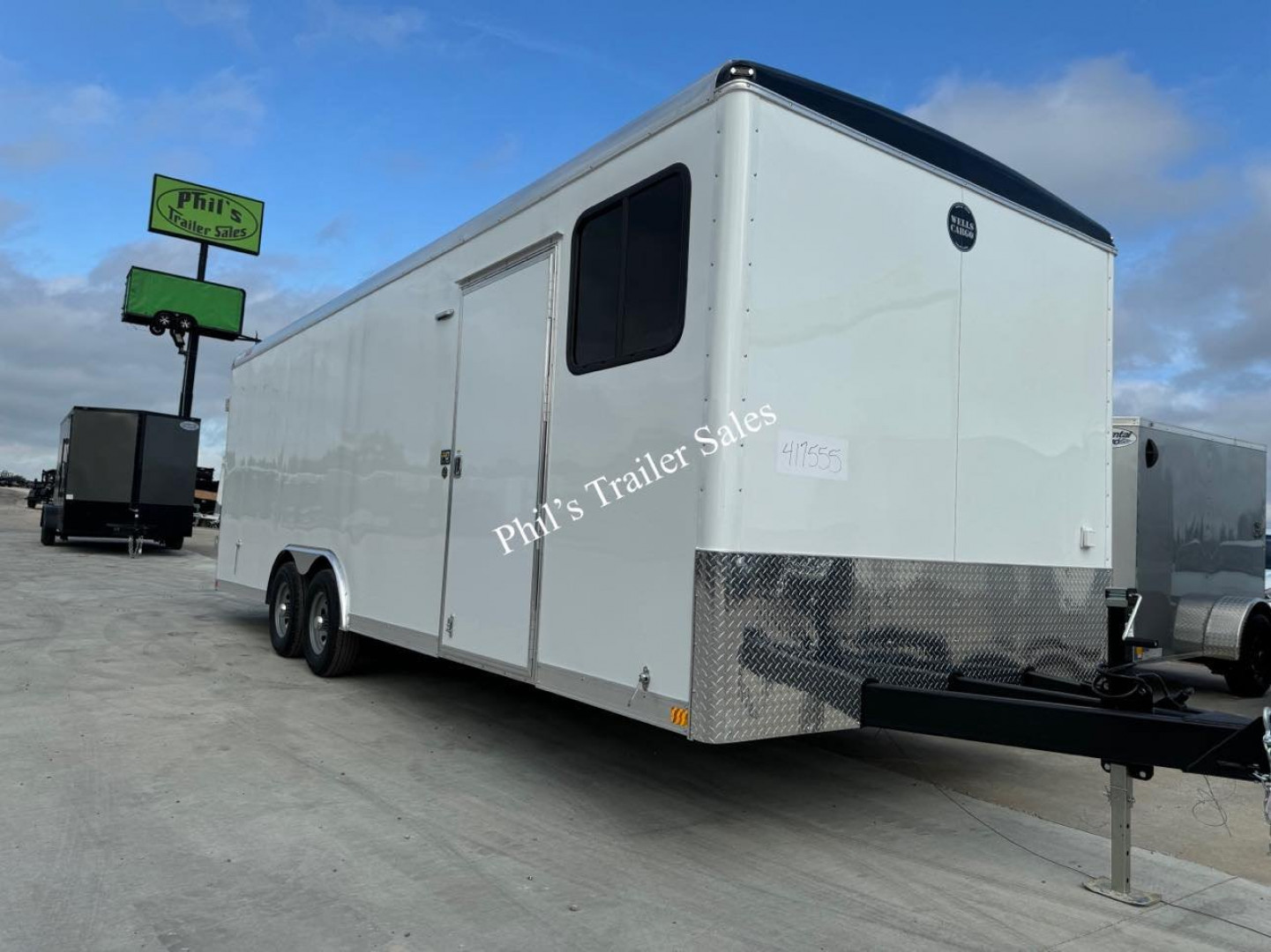 New 2024 Wells Cargo NEW 85X20 rear double door ENCLOSED JOBSITE OFFICE TRAILER CARGO TRAILERS ...
