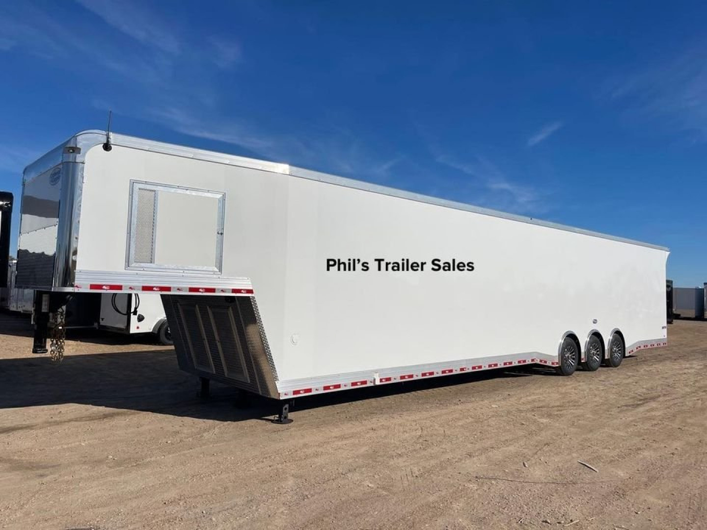New CONTINENTAL CARGO 2 CAR HAULER 48 GOOSENECK Car / Racing Trailer ...